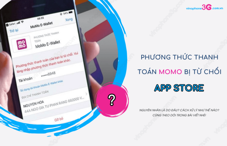 Sửa lỗi phương thức thanh toán MoMo bị từ chối Appstore