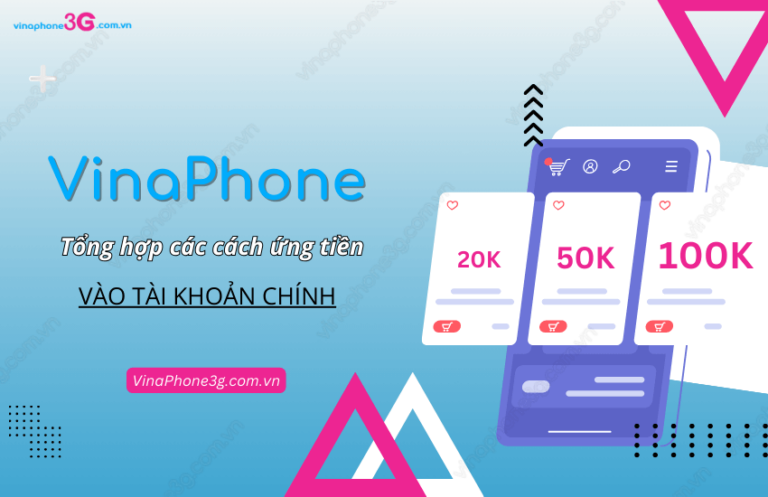 Cách ứng tiền sim Vina 10K, 50K, 100K qua 9345 1576 1357